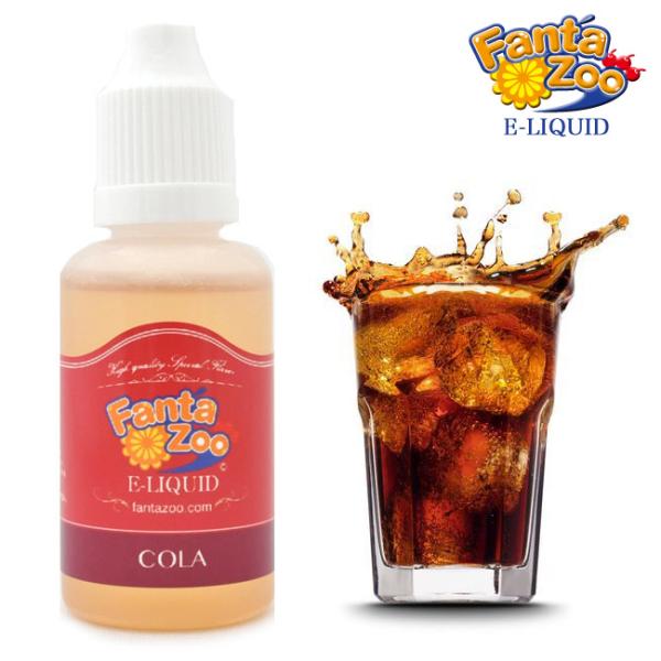 電子タバコ・VAPE用リキッドブランド「FANTA ZOO」の、COLA（コーラ）です。フルーツベースのちょっぴりオシャレなオリジナルコーラフレーバー。結構クセになります。