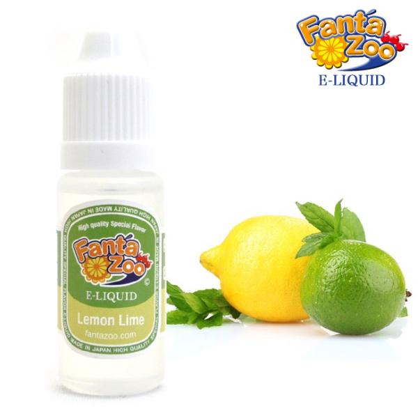 電子タバコ・VAPE用リキッドブランド「FANTA ZOO」の、Lemon Lime（レモンライム）です。爽やかでスッキリ甘さ控えめのレモンライムフレーバー。