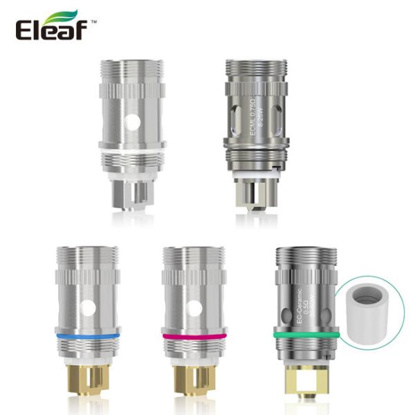 Eleaf製、iStick Pico（アイスティック　ピコ）シリーズに使われているアトマイザー「MELO」シリーズ用の交換コイルヘッド5個入りです。消耗したときの交換用としてご利用下さい。通常の0.3Ω、0.5Ω、EC2 - 0.3Ω、EC...