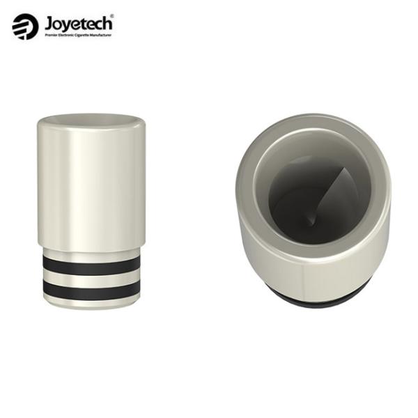 Joyetech - eGo AIOに付属しているドリップチップ（先端部分・吸い口）です。口に熱いしぶき （スピットバック） が飛んできづらいように、中が螺旋構造になっています。510規格なので、eGo AIOに限らず様々なアトマイザーに使...