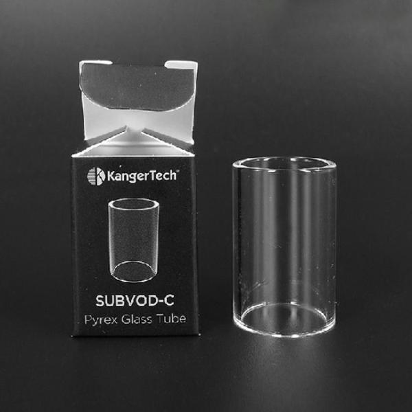 Kanger Tech - SUBVOD-C／Protank6用のパイレックスガラスチューブです。割れてしまった時の交換用です。＊「SUBVOD」と「SUBVOD-C」は別物です。間違えないようご注意下さい。【対応アトマイザー／スターターキ...