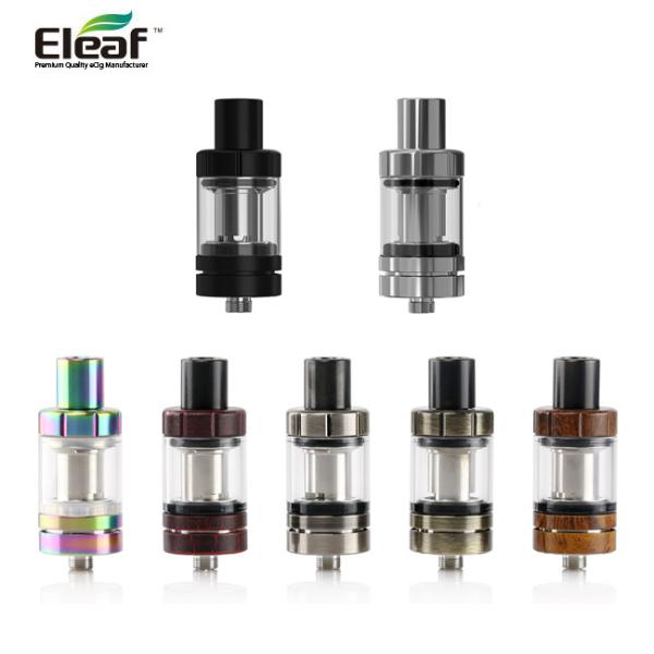 Eleaf・Melo3 Mini（イーリーフ・メロスリーミニ）人気のiStick PICO（アイスティック ピコ）のセットで使われているアトマイザーです。上からリキッドを入れるトップフィルで、コンパクトなサイズ感！