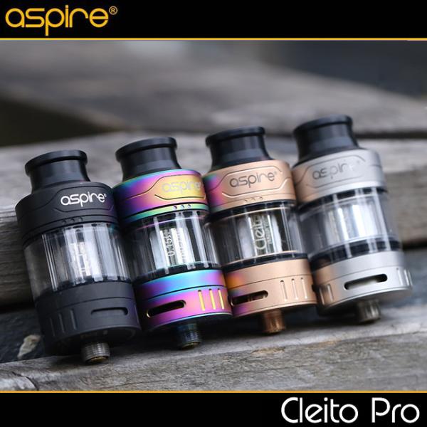 Aspire - Cleito Pro （アスパイア・クリート・プロ ／ クレイト・プロ）爆煙系アトマイザーとしてかなり評判の良い「Cleito」のバージョンアップ版です。太さが22mmから、最近流行の24mm径に変更され、縦の長さは今まで...