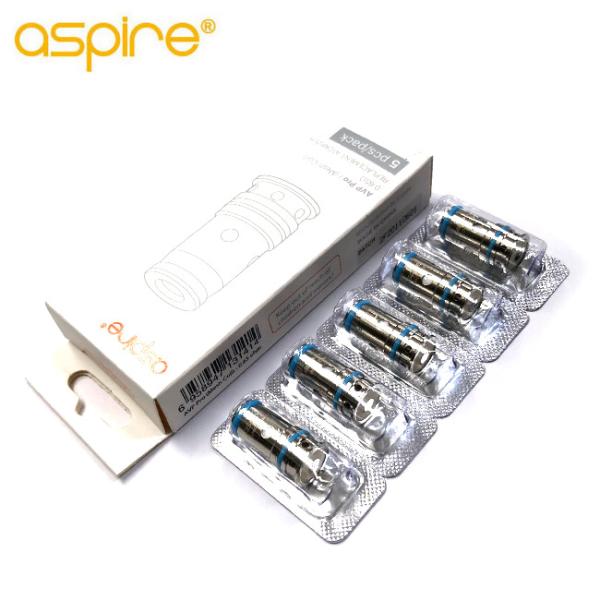 Aspire - AVP Pro （アスパイア エーブイピープロ）用の交換コイルヘッド5個入りです。こちらのコイルはPRESTIGE Aspire - 9th Tankにも対応しています。消耗した時の交換用としてご利用下さい。【対応アトマイ...