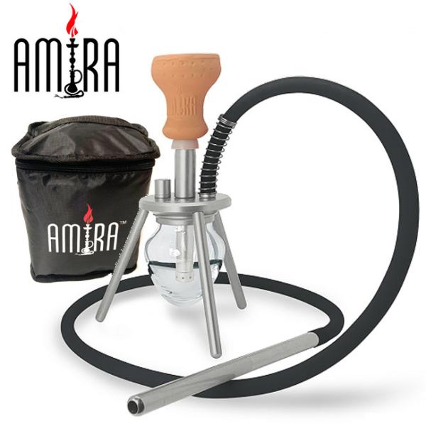 AMIRA - Spider Hookah（アミラ　スパイダー　フーカー）中東では定番のエキゾチックな水タバコ「シーシャ」用水パイプです。3本足のスタイリッシュなスパイダー型デザイン。骨組みは航空宇宙グレードのアルミニウム素材で、頑丈かつ高...