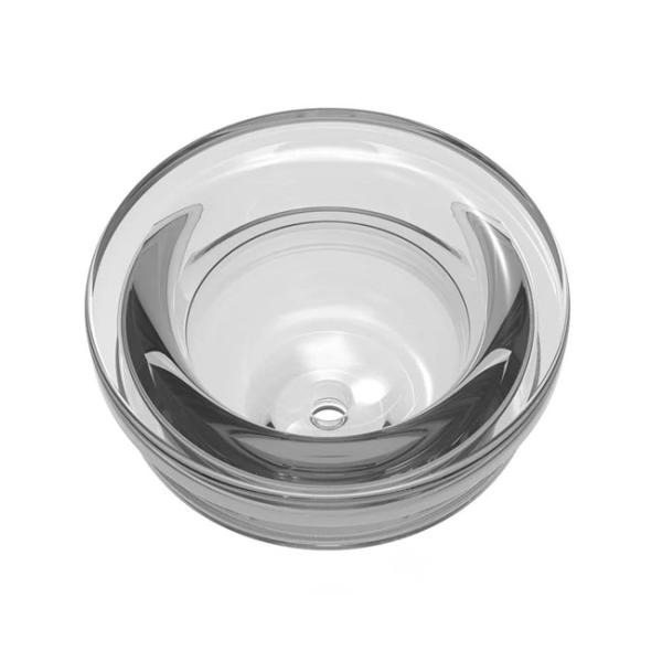 PieceMakerのシリコンパイプ「Kayo」用の耐熱ガラス火皿です。割れた時、汚れた時の交換用としてご利用ください。