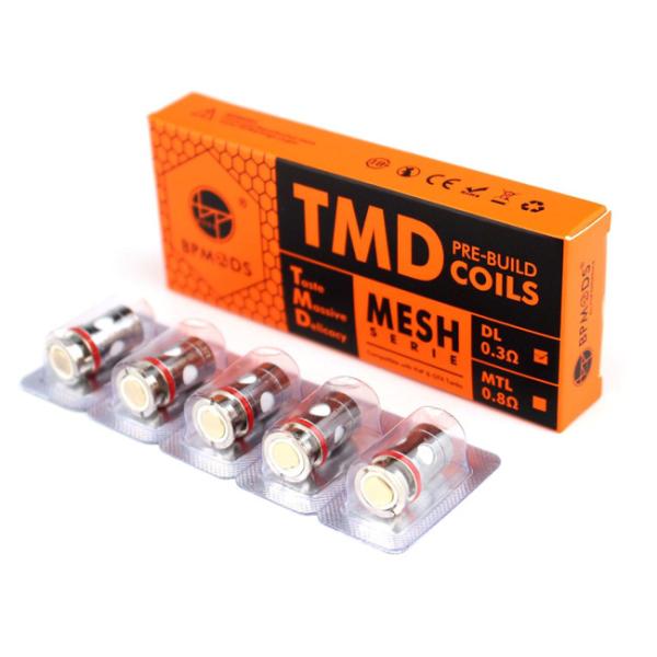 BPMODS - TMD 交換コイルヘッド5個入りです。同メーカーのLight Saber （ライトセーバー）などで使用可能です。消耗した時の交換用としてご利用下さい。【対応アトマイザー／スターターキット】■ BPMODS - Light ...