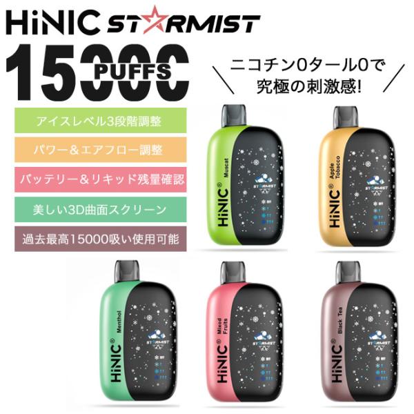 禁煙・減煙に超おすすめ！喉にガツンとくる大ヒット電子シーシャ大容量版がパワーアップ！ニコチンリキッドで有名な海外の老舗メーカーHiLIQが展開する、日本向けブランドHiNIC（ハイニック）シリーズから、喉にグッと来る吸い心地を再現した大ヒッ...