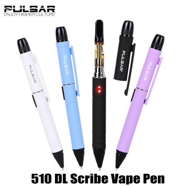 Pulsar - 510 DL Scribe Vape Pen  （パルサー510ディーエルスクライブベイプペン）CBD系のリキッドカートリッジ、アトマイザーを隠して使用できる珍しいスタッシュタイプの510バッテリーヴェポライザーです。ペン...
