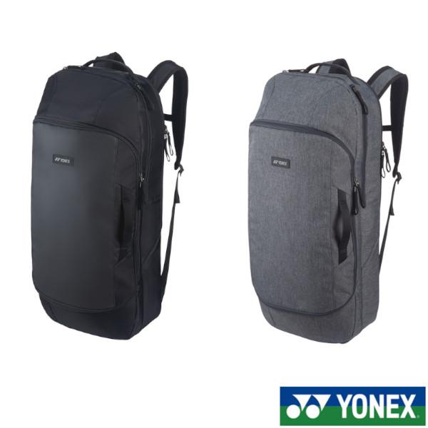 ■品番：BAG2312■カラー：ブラック(007)グレーモク（275）■サイズ：30×22×72(cm)■素材：ポリエステル■機能：・シューズポケット・チェストベルト・ＲＣファスナー・撥水仕様■サブ機能：・天マチポケット・ラケット3本収納部...