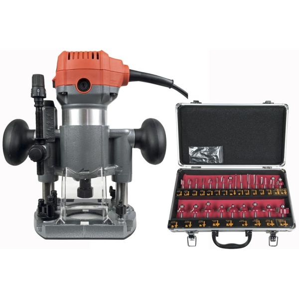 【STaXTOOL 415 プランジベーストリマ ”CHOPPERS”】●回転数調整ダイヤルを回すことにより、10000〜30000回/分の間で回転数が自由に変えられます。●シャフトロック機能装備でレンチ1本でビット交換ができます。●標準的...