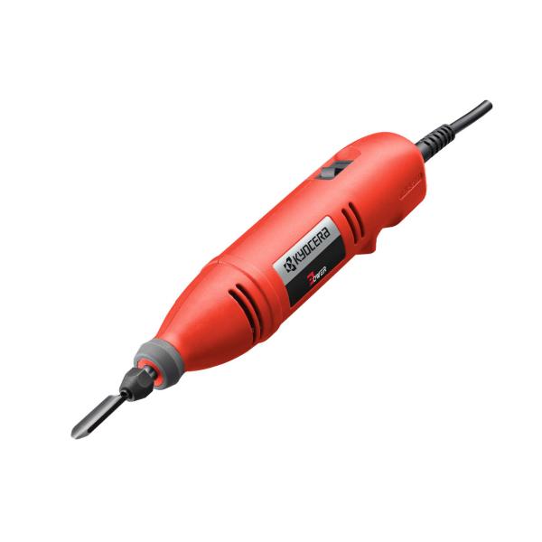 【京セラ（リョービ）電動工具 電動彫刻機 DC-501】●版画から木彫り作業に●スイッチON で手軽に彫刻替刃軸寸法：幅5.5×厚さ1.6mmストローク数：10,000min-1電源：単相100V定格使用時間：連続質量：0.4kg電源コード...