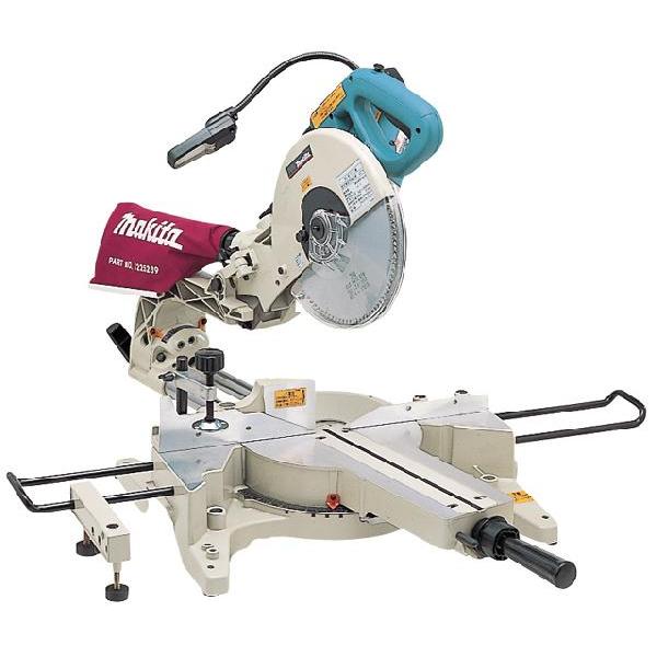 【マキタ電動工具 260mm 卓上スライドマルノコ LS1014】●タ−ンベ−ス回転/左0〜47°/ 右0〜57°！●ロングスライドで310（一尺強）×91mm材を一発切断！●墨線が見やすい蛍光灯付！