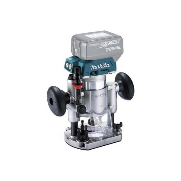 【マキタ 充電式トリマ RT51DZG（6.0Ah）（本体のみ）※バッテリ・充電器・ケース別売り】●18V●リチウムイオン6.0Ah●プランジベース仕様、ルータのように両手で保持。正確かつ安定した作業が可能●回転数 30,000 min-1...