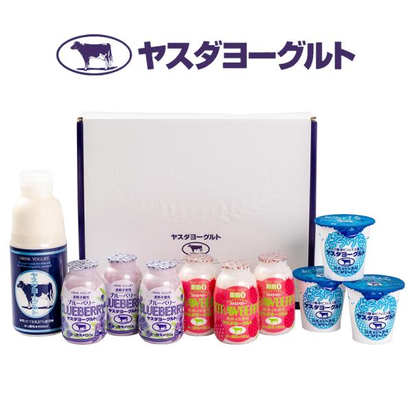 【発売日：2025年04月01日】※ラッピング・ギフトカード不可になります※短冊のしのみ可能でございます商品詳細■名称：ヤスダヨーグルト ギフト■内容量：ヤスダドリンクヨーグルト５００ｍｌ×１ブルーベリー１５０ｇ×３ストロベリー１５０g×３...