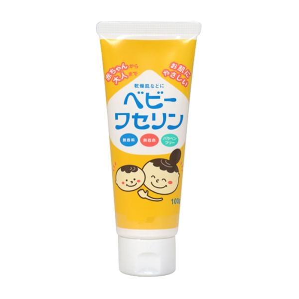 商品区分：化粧品<br><br>【ベビーワセリンの商品詳細】<br>●唇の乾燥やお肌のケアに<br>●皮ふ表面を保護し、乾燥を防ぎます。<br>●不純物が少なく、お肌にやさしい&l...