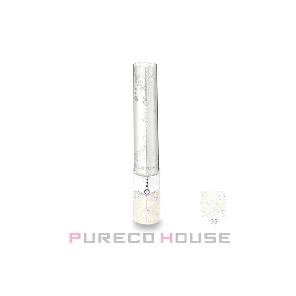 目もとにダイヤモンドのようなまばゆい輝き。ひと塗りで美しく密着するアイカラー&amp;アイライナー水系のゲルを使用しているため、みずみずしくのび広がりまぶたに密着します！高輝度の大粒ラメとパールを配合。普段のメイクにプラスするだけで、きらめ...