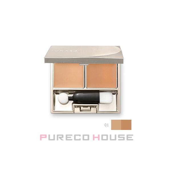 澄んだ水ツヤ肌のために！気になるポイントにつややかに溶け込むようになじみシームレスにカバーする2色セットのコンシーラーです。薄くのばすことも重ねることもでき、カバー力を自在に調整。●色番：#01 Natural●内容量：2.5g