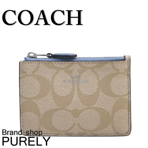 コーチ COACHシグネチャー ミニ ID スキニー■サイズ横幅：約11cm高さ：約8cm※素材の性質上、多少の誤差はご了承ください■仕様ファスナー式開閉オープンポケット×1カードポケット×1クリアポケット×1キーリング×1■素材PVCコー...