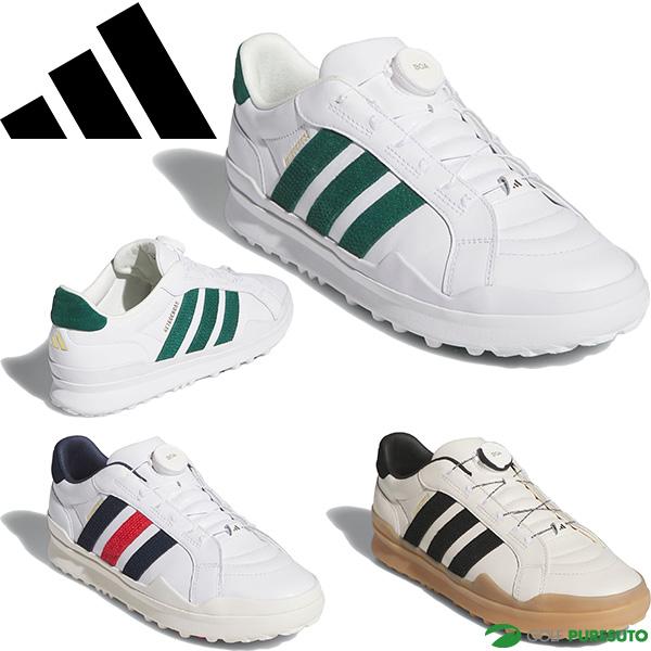 【商品説明】コースを、ストリートの感性で。妥協なきスタイルと、革新のグリップが融合。コースの概念を塗り替える、次世代のストリートスタイルゴルフシューズ。防水性と柔軟性に優れた天然皮革アッパーが、BOAフィットシステムと連動して吸い付くような...