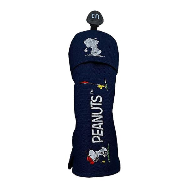 【商品説明】スヌーピー ピーナッツのゴルフアートを刺繍で表現しました。本体正面上部に、指先を入れられるのでカバーがスムーズに取り外せます。【素材】ポリエステル【サイズ】ユーティリティー用（180cc対応）番手タグ付き：U3、U4、U5、U6...