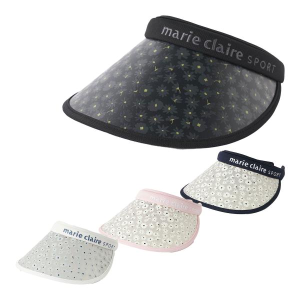 【商品説明】上品なお花柄をあしらった爽やかなUVセルバイザー♪ヘアスタイルを崩したくない方にはマストなアイテムです。【素材】本体：ポリエステル:100%つば部分：ポリプロピレン:100%刺繍糸：ポリエステル:100%【サイズ】F：頭囲55....