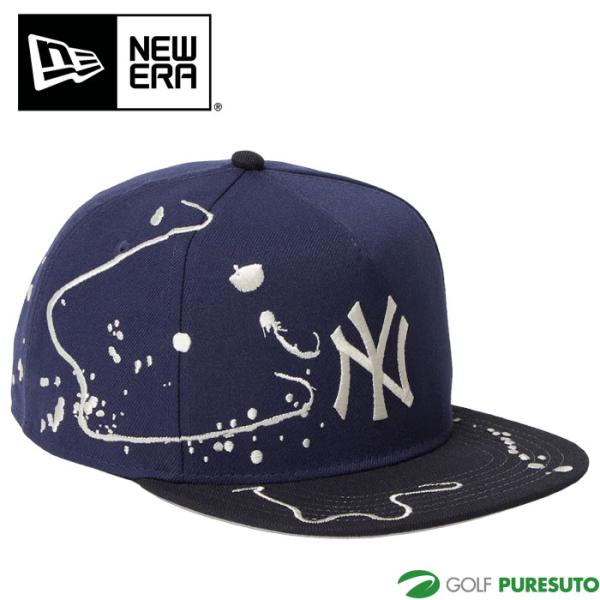 【商品説明】ドリッピングを刺繍でデザインしたコレクション。MLB2球団とブランデッドモデルをラインナップ。フロント部を1枚パネルにして、上部でつまんだ独特のシルエットが特徴の5パネルスクエアバイザー。【素材】ポリエステル【サイズ】One S...