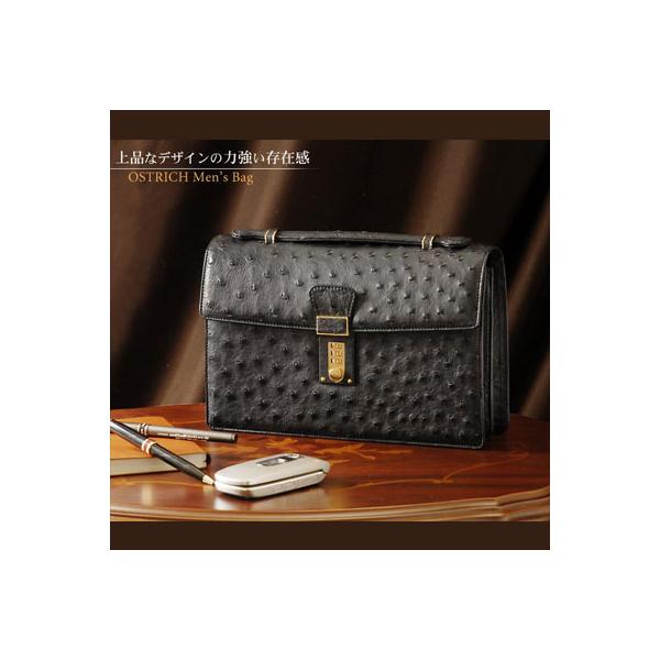 「クィール」と呼ばれるオーストリッチ特有の突起状の模様が美しく並んだ革を厳選して仕立てたメンズバッグです。中は2つのポケットに分かれ、ファスナーポケットで仕切られています。携帯電話入れや、ポケットが充実していて、バッグの中をスッキリと保てる...