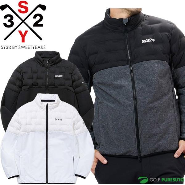 SY32 by SWEET YEARS 長袖 フルジップ ハイブリッド ストレッチ SY32 by SWEET YEARS 長袖 フルジップ ハイブリッド ストレッチ