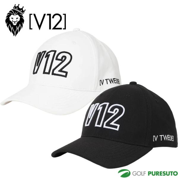 【商品説明】型抜きのV12ロゴがシャープな印象のキャップ。サイドにもロゴを配置した抜かりない仕上がり。アジャスターはボタンホック式で幅広いサイズに対応。着用する人を選ばないデザインなのでプレゼントにもオススメ。【素材】高密度ポリエステル10...