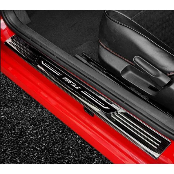 ザ ビートル スカッフプレート◆商品状態：新品未使用ステンレススカッフプレート（2Pセット）