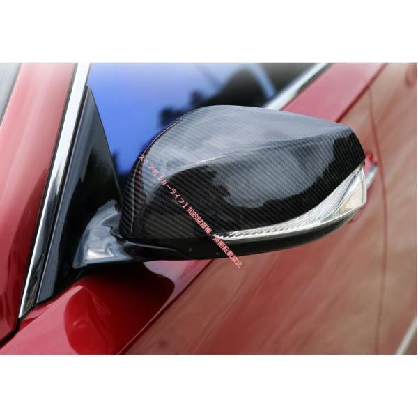 ◆商品状態：新品未使用サイドミラーカバー ニッサン SKYLINE スカイライン V37 FUGA専用設計 ガーニッシュ リアルカーボン製 2Pセット 貼り付けタイプ◆対応車種：SKYLINE V37 FUGA ◆素材：リアルカーボン製◆取...