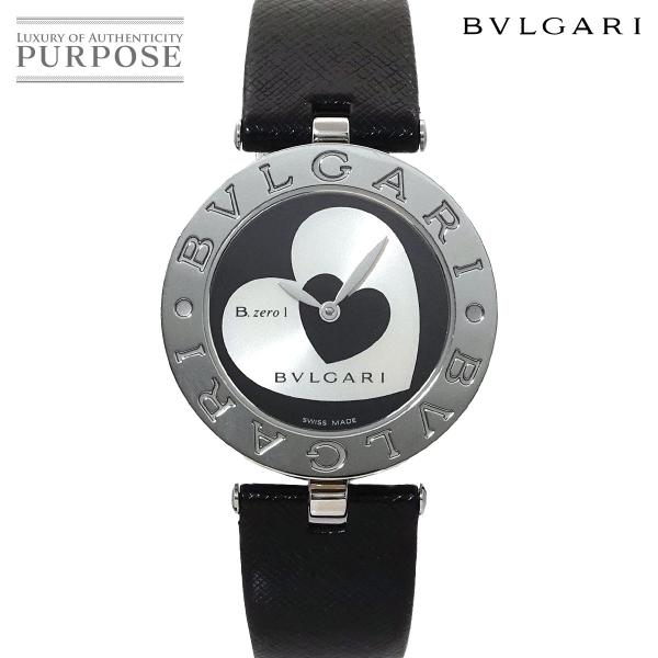 ブルガリ BVLGARI ビーゼロワン BZ30S レディース 腕時計 ダブルハート ブラック クォーツ ウォッチ B-Zero1 90309643