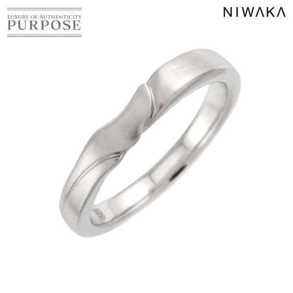 俄 NIWAKA ニワカ 唐花 13号 リング Pt プラチナ 指輪 Ring 90310752