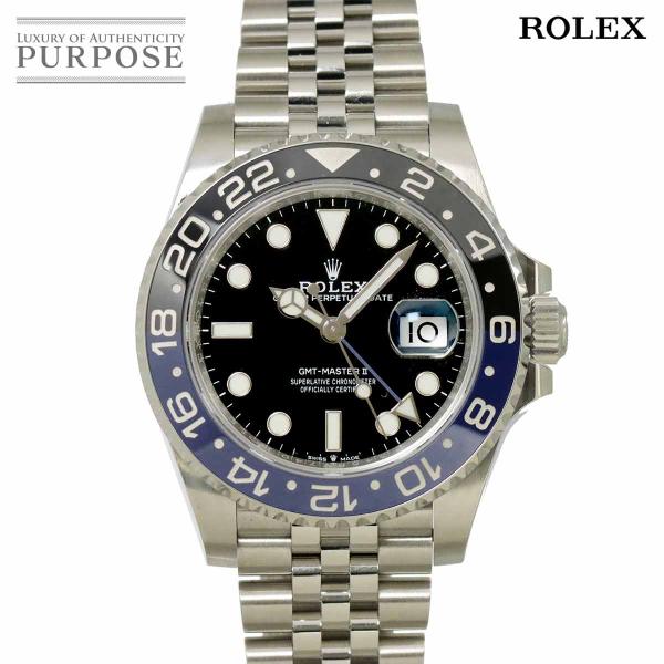 ロレックス ROLEX GMTマスター2 126710BLNR ランダム ルーレット ブルー ブラック メンズ 腕時計 デイト 自動巻き GMT Master 2 90311210