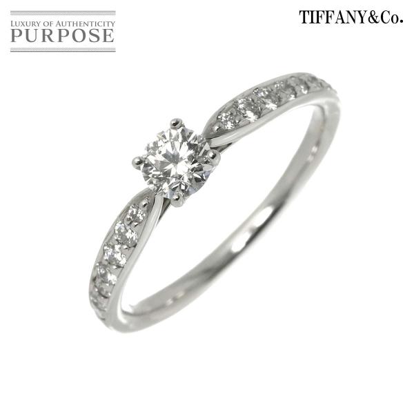 ティファニー TIFFANY&amp;Co. ハーモニー 10.5号 リング ダイヤ 0.26ct Pt プラチナ 指輪 Harmony Diamond Ring 90311485