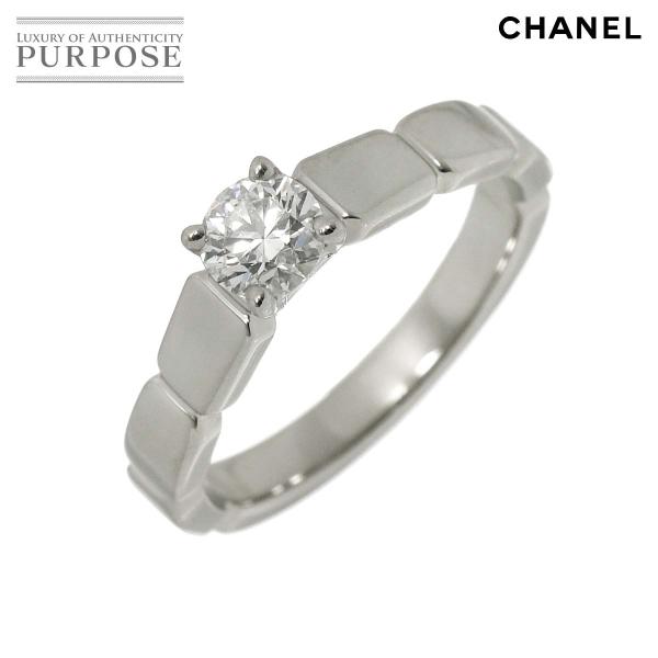 シャネル CHANEL プルミエール プロメス ダイヤ 0.31ct E/VVS1/3EX #48 リング Pt プラチナ 指輪 Ring【証明書付き】 90312836