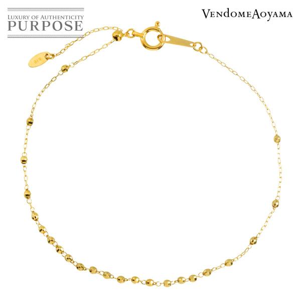 ヴァンドーム青山 Vendome Aoyama ブレスレット 17.5cm K18 YG イエローゴールド 750 Diamond Bracelet 90313157