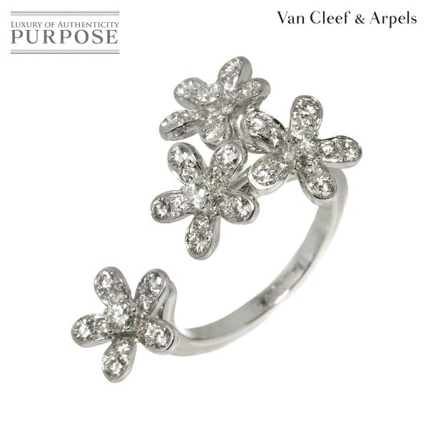 ヴァンクリーフ &amp; アーペル Van Cleef &amp; Arpels ソクラテス アントレ レ ドア #51 リング ダイヤ K18 WG 750 Socrate Ring 90313600