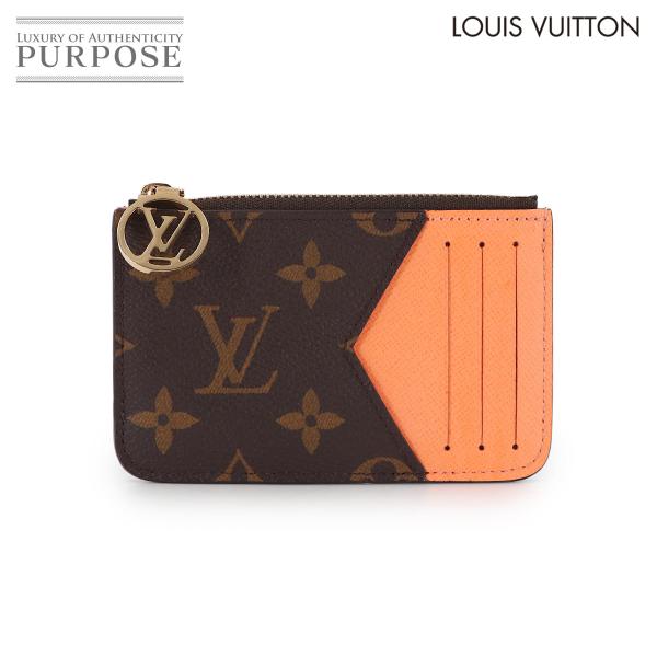 未使用 展示品 ルイ ヴィトン LOUIS VUITTON モノグラム カードケース ポルトカルト ロミー コインケース アプリコット M83603 90314516