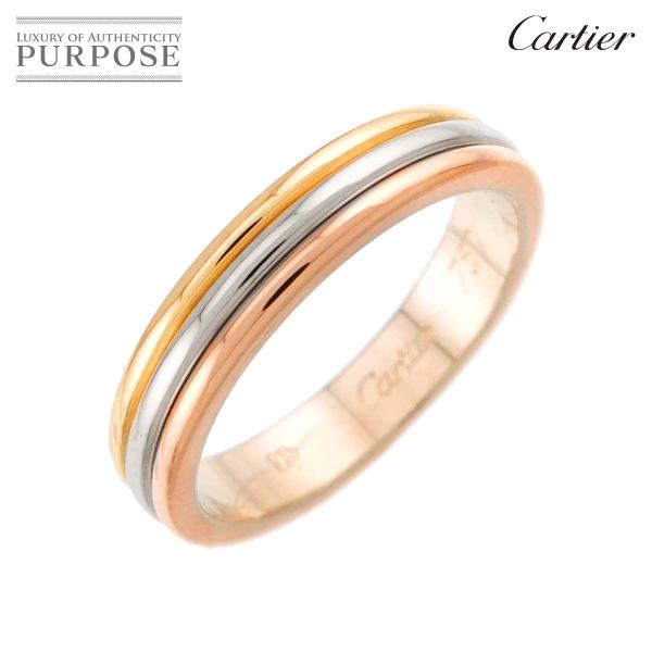 カルティエ Cartier ヴァンドーム #50 リング K18 YG WG PG スリーゴールド 3カラー 750 指輪 Vendome Ring 90314631