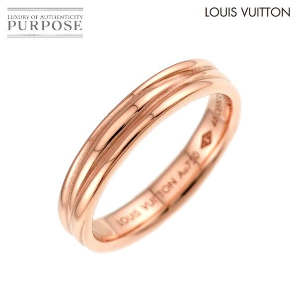 ルイ ヴィトン LOUIS VUITTON アリアンス エピ #46 リング K18 PG 750 指輪 Alliance Ring 90315660