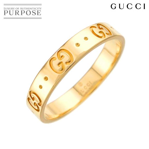 グッチ GUCCI アイコン #21 リング K18 YG イエローゴールド 750 指輪 ICON Ring 90315703