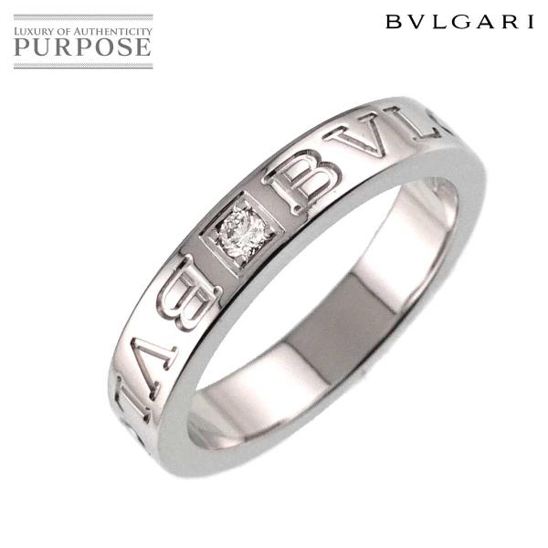 ブルガリ BVLGARI ビーゼロワン エッセンシャル 12.5号 リング ダイヤ K18 WG ホワイトゴールド 750 指輪 B-ZERO1 Element Ring 90316817
