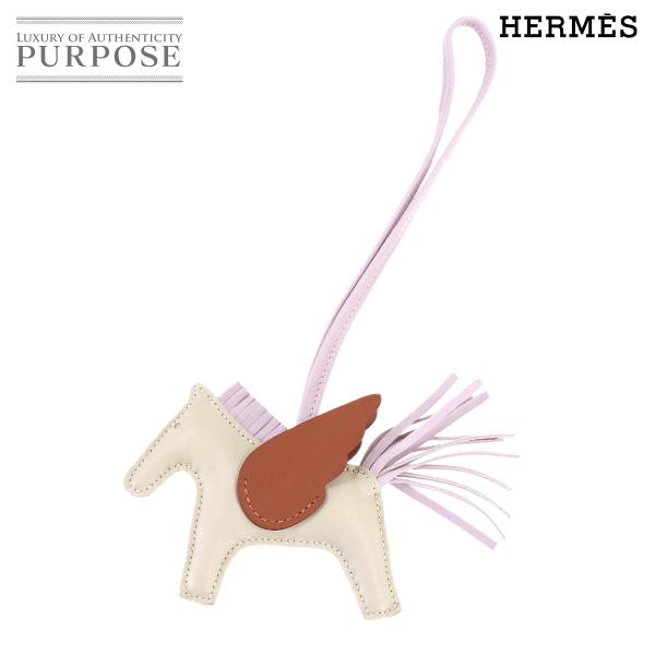 未使用 展示品 エルメス HERMES ロデオ ペガサス PM バッグ チャーム アニョーミロ スイフト クレ ゴールド モーヴペール U刻印 90317219