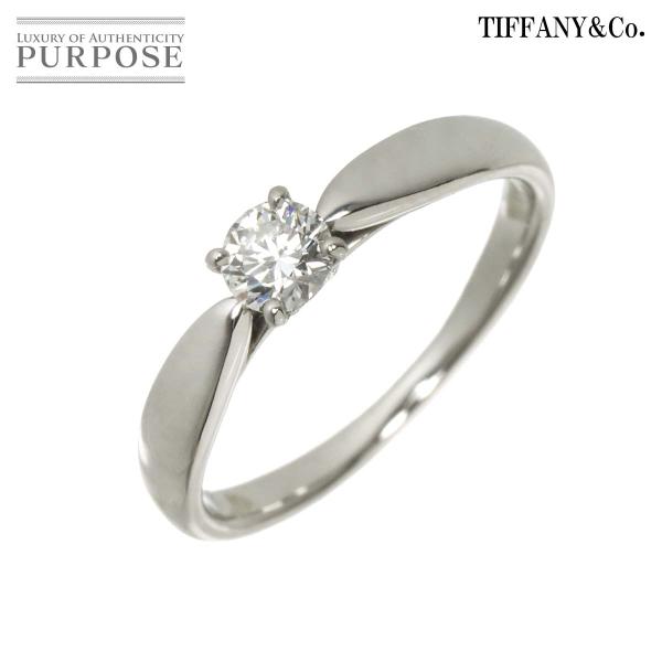 ティファニー TIFFANY&amp;CO. ハーモニー ダイヤ 0.23ct F/VS1/3EX 8号 リング Pt 指輪 Harmony Diamond Ring【鑑定書付き】 90317798