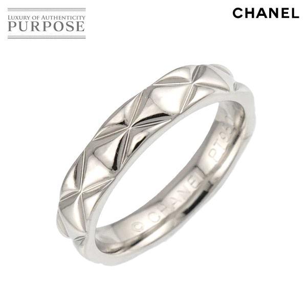 シャネル CHANEL マトラッセ #46 リング Pt プラチナ 指輪 Ring 90319842