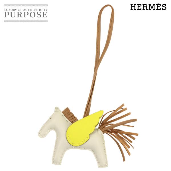 未使用 展示品 エルメス HERMES ロデオ ペガサス PM バッグ チャーム アニョーミロ クレ ライム チャイ U刻印 Rodeo Pegasus 90321203
