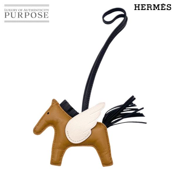 未使用 展示品 エルメス HERMES ロデオ ペガサス PM バッグ チャーム アニョーミロ スイフト セサミ ブラック ナタ B刻印 90321208