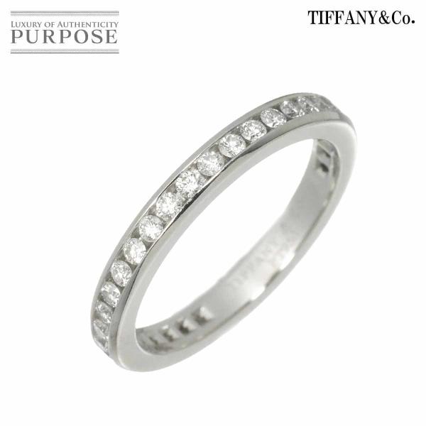 ティファニー TIFFANY&amp;Co. フルサークル チャネル セッティング 6.5号 リング ダイヤ Pt プラチナ 指輪 Diamond Ring 90321300